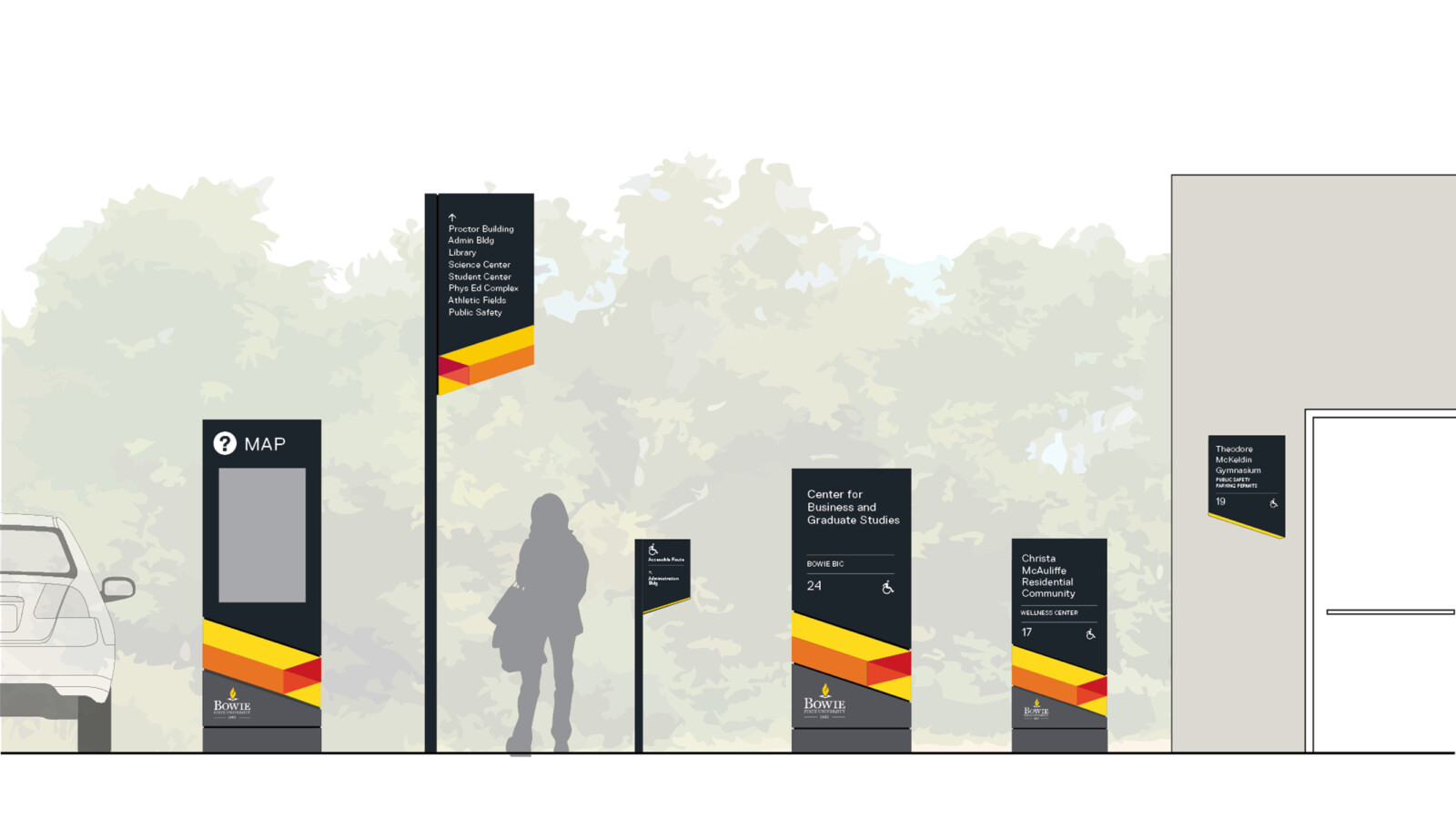 Bowie State University Signage and Wayfinding — Ayers Saint Gross