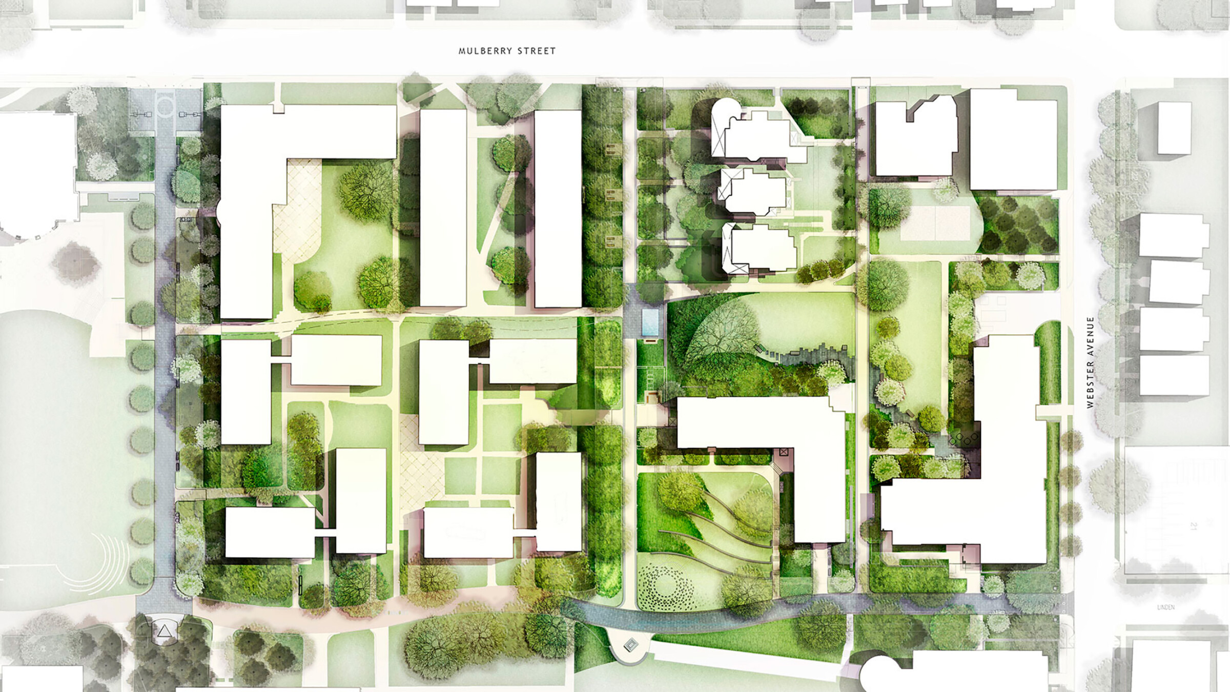 University of Scranton — Campus Landscape, Signage and Wayfinding ...