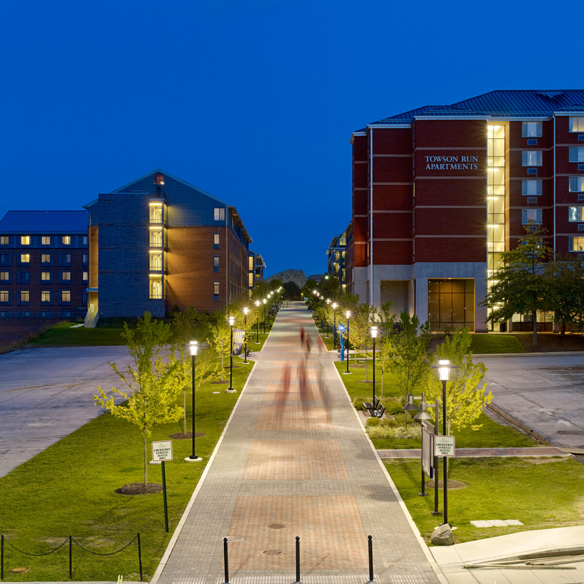 Towson University — Pedestrian Connections and Entry Plaza — Ayers ...