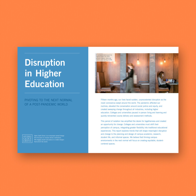Disruption in Higher Education — Ayers Saint Gross